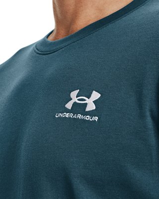 男士UA Logo Embroidered Heavyweight短袖T恤【正品|价格|图片】-Under Armour|安德玛中国官网
