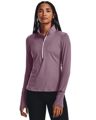女士UA Qualifier 1/2拉链跑步运动上衣【正品|价格|图片】-Under Armour|安德玛中国官网