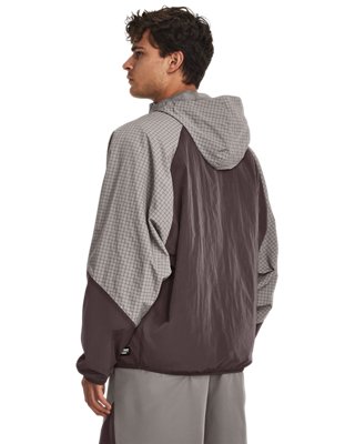 男士UA RUSH梭织1/2拉链连帽上衣【正品|价格|图片】-Under Armour|安德玛中国官网