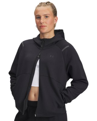 女士UA Unstoppable抓绒全拉链运动上衣【正品|价格|图片】-Under Armour|安德玛中国官网